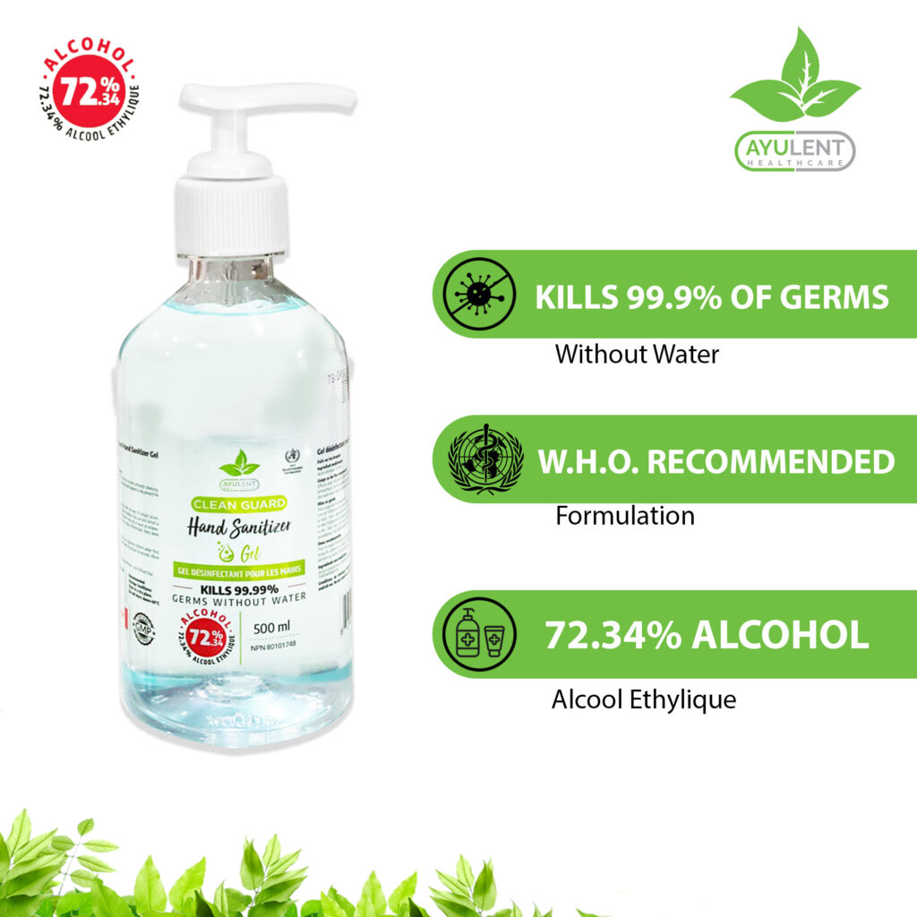 500ml Ayulent Clean Guard Hand Sanitizer with Extra Perfume - Think ...